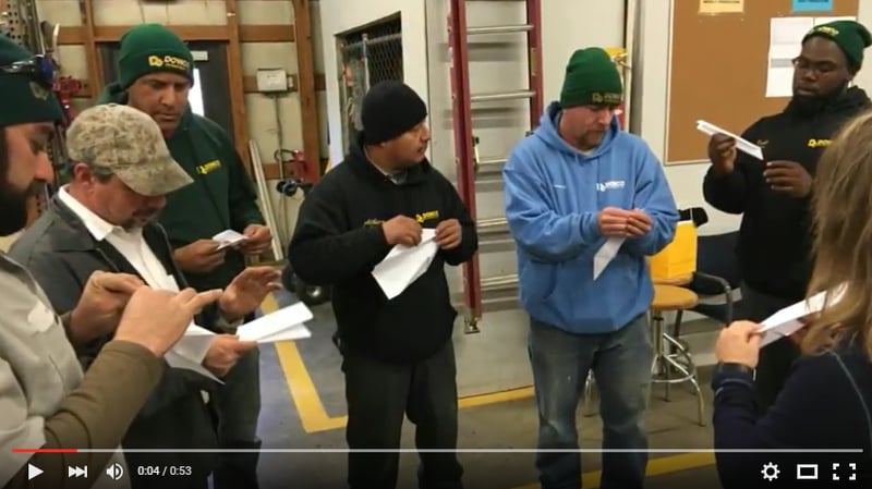 Team Building Session: Paper Airplanes